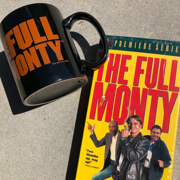 Other | Vtg The Full Monty Coffee Mug Sealed Vhs Combo Pack | Poshmark